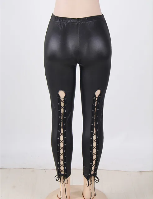 Comeondear With Strings on the Back Special Design Legging Pants the ...