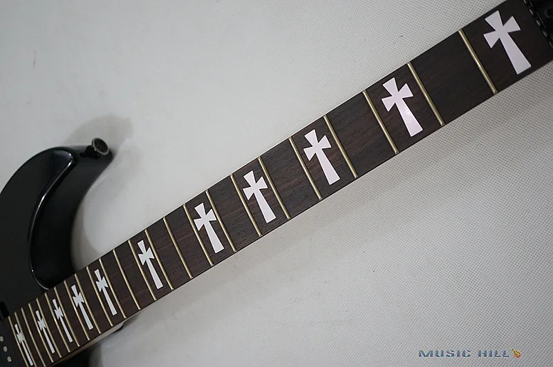 Toni Iommi Cross Guitar Frets Inlay Decal sticker White GIW 117 Guitar ...