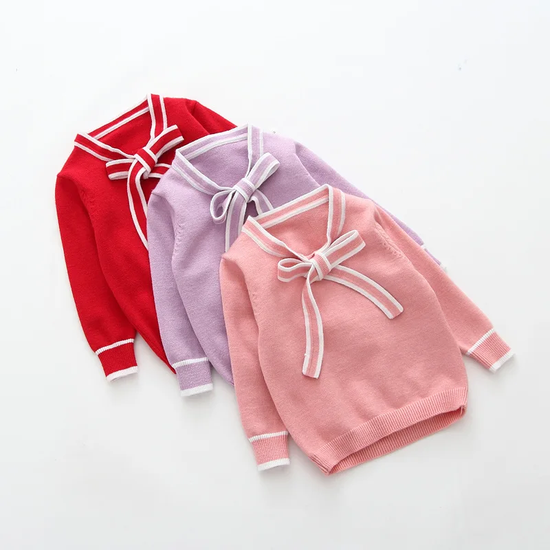 Rlyaeiz – pull over avec nœud pour enfant, vêtement d'écolier pour ...