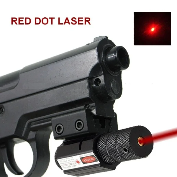 New Black Universal Compact Red Laser Sight for Pistol Handgun ...