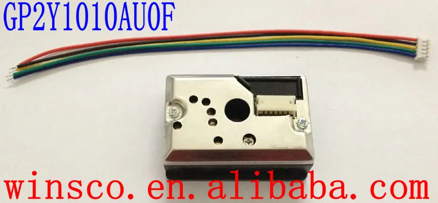 Gp2y1010au0f 100% 새로운 샤프 광학 먼지 센서 gp2y1010 무료 배송 케이블 추가|sensor holder ...