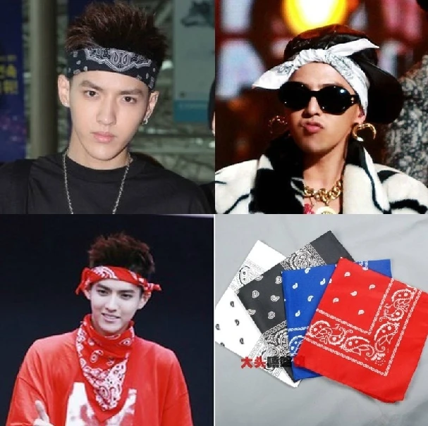 2014-new-fashion-cotton-bandanas-hip-hop-Variety-silk-scarf-men-and ...