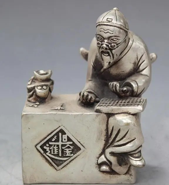 Ancient bronze symbolized money sculpture "Earning large quantities of ...