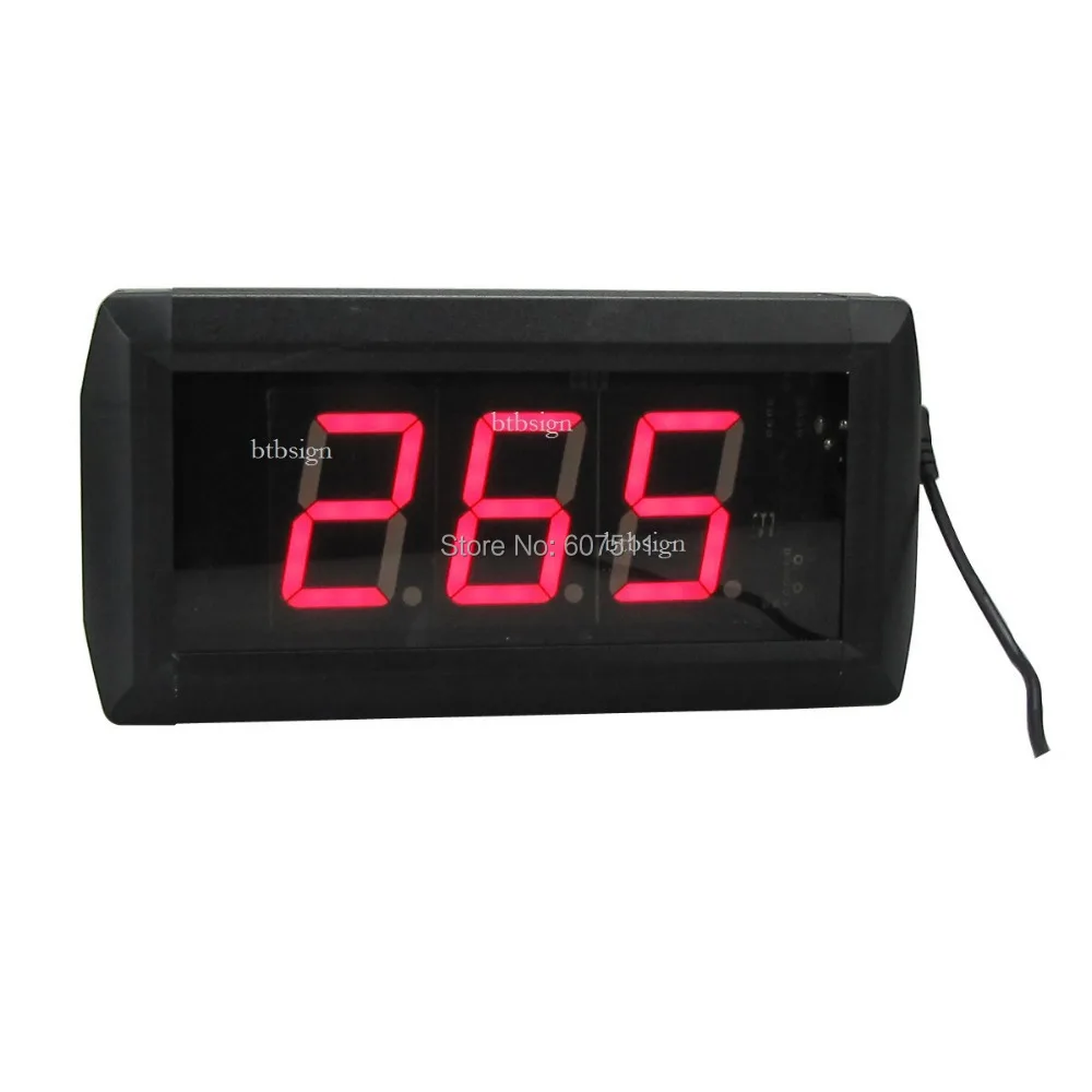 1.8'' Character High Indoor Red LED Countdown Timer in Seconds Count Up ...