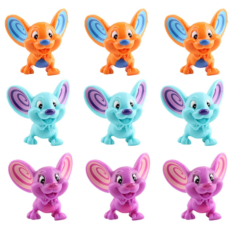 1pc Hot Sale Cute Colorful Early Educational Plastic Squirrel Action ...
