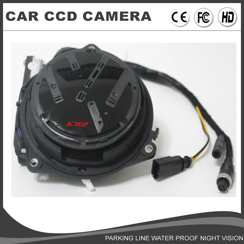 For Vw Volkswagen Rotating Rear View Camera Vw Logo Flipping Backup
