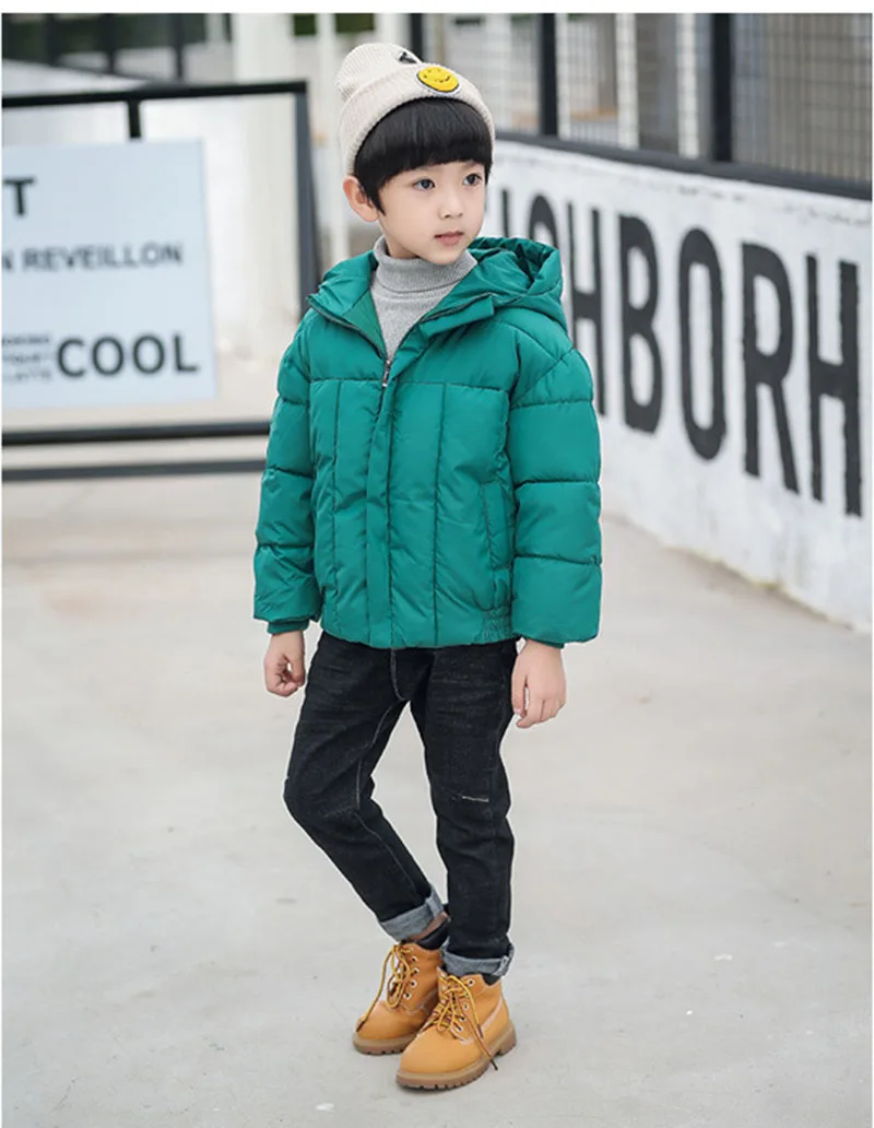 Зимние пальто и куртки для мальчиков; детские куртки на молнии; теплая ...