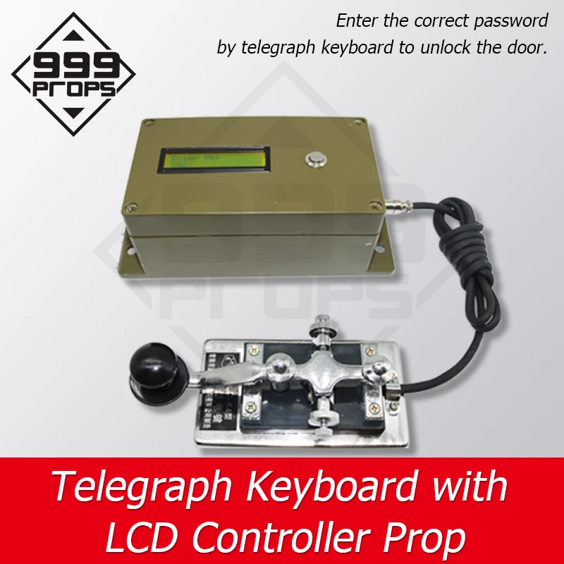 ER-PUZZLES-Morse-Code-Device-telegraphic-machine-with-LCD-Escape-Room ...