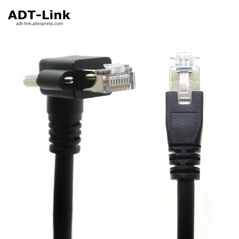 GIGE Camera Cable Cord GigE Vision RJ45 Cable Screw Lock Industrial ...