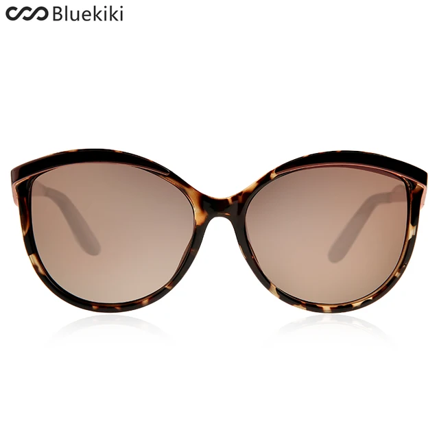 Kiki Polarized Women Sunglasses Fashion Female Large Round Frame Brand