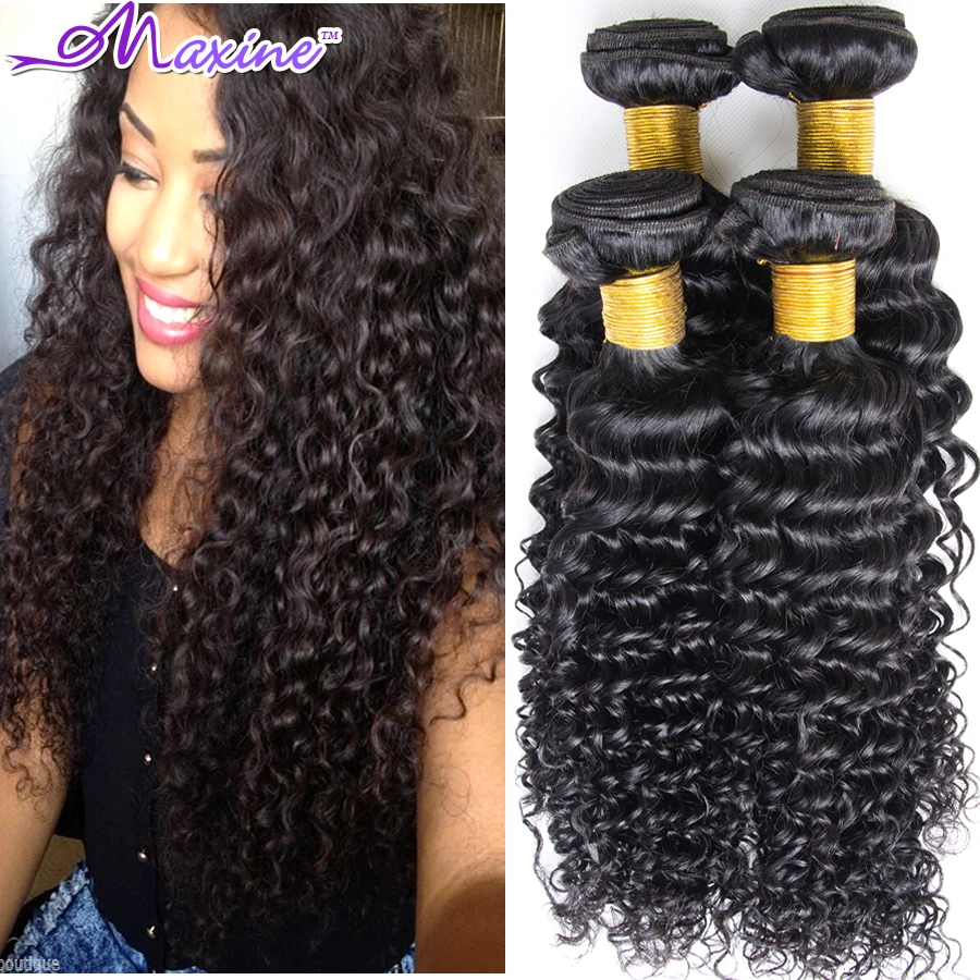 Peruvian Curly Hair Maxine Hair 100% Unprocessed Peruvian Kinky Curly ...