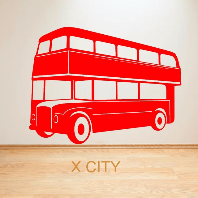Aliexpress.com : Buy LONDON BUS DOUBLE DECKER WALL ART STICKER VINYL ...