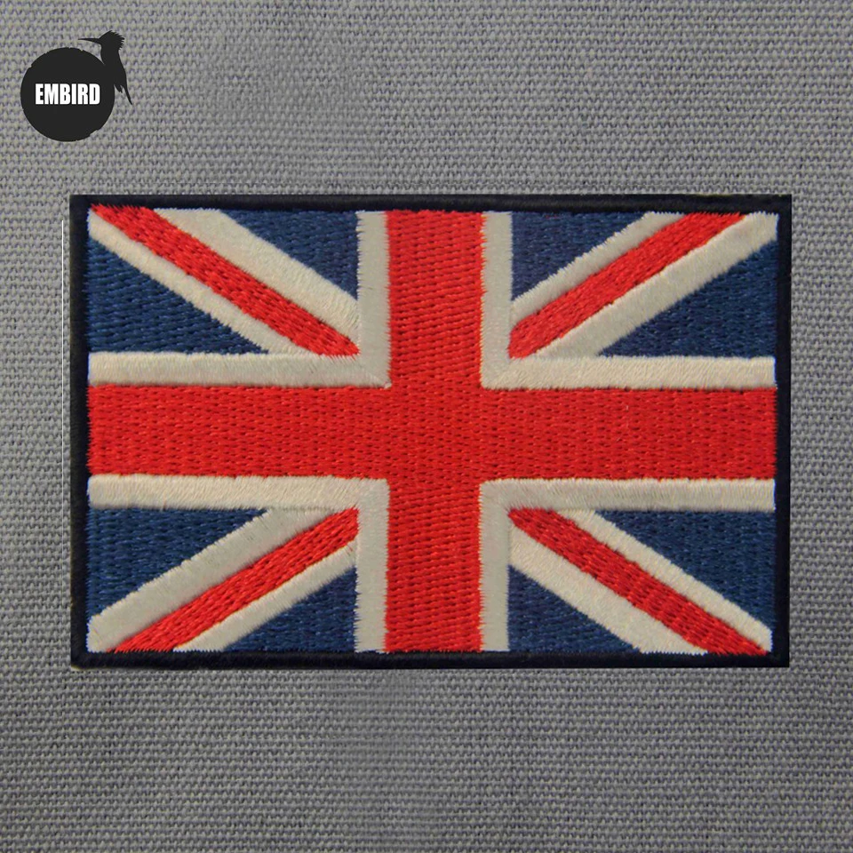 Embird patches embroidery patch for backpacks the Union Jack iron on ...