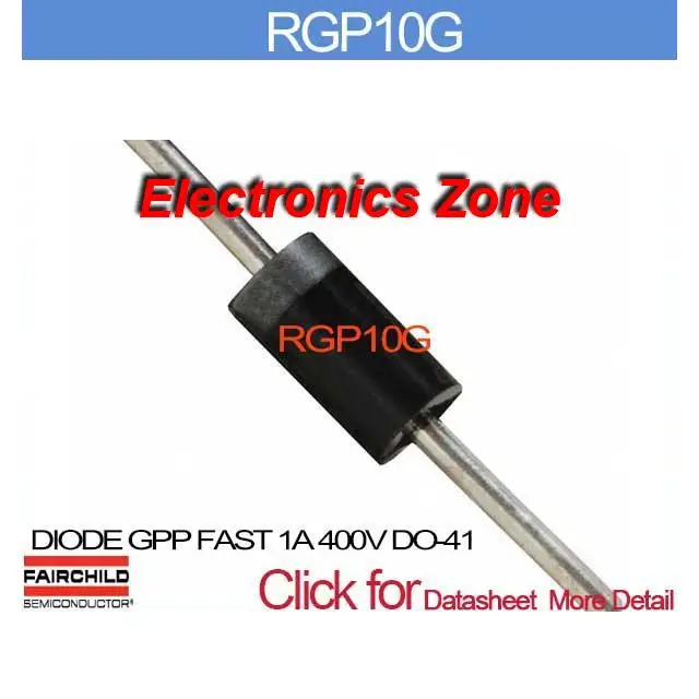 RGP10G ダイオード gpp高速1a 400 ボルト do RGP10G|diode package|diode in4007diode ...