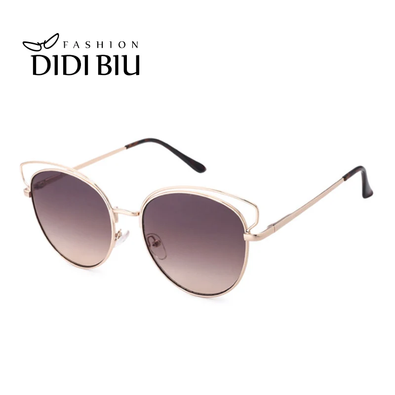 Gato olho gradiente óculos de sol senhoras oval elegante claro marrom óculos itália super ...