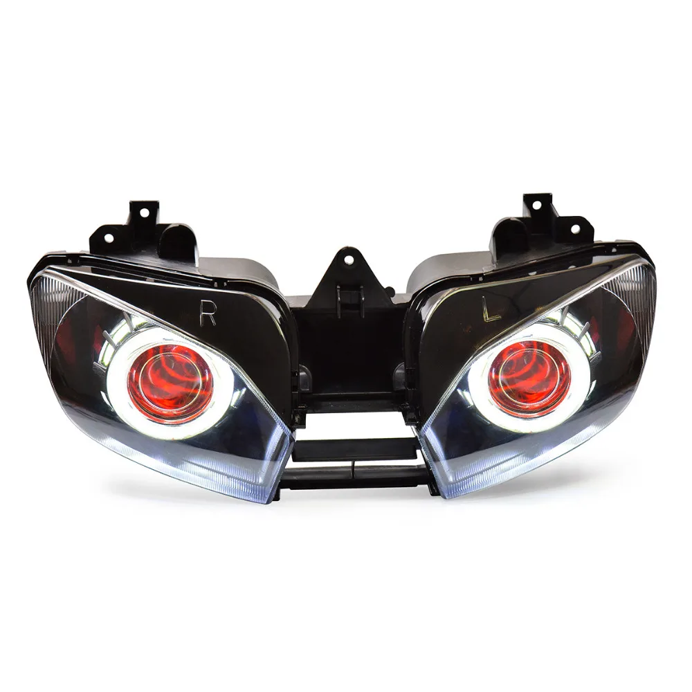 KT Faro per Yamaha YZF R6 1999 2002 A Doppio LED Dell'occhio di Angelo ...