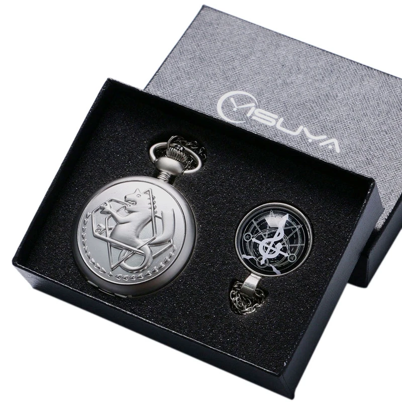 Luxury-Silver-Fullmetal-Alchemist-Pocket-Watch-with-Edward-Elric-s ...