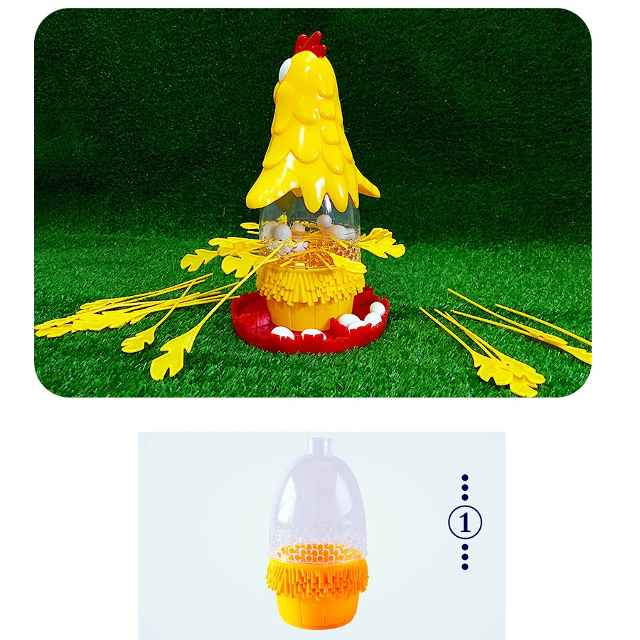 Chicken Drop Education Game,Plunk the Feathers from the Chicken without ...