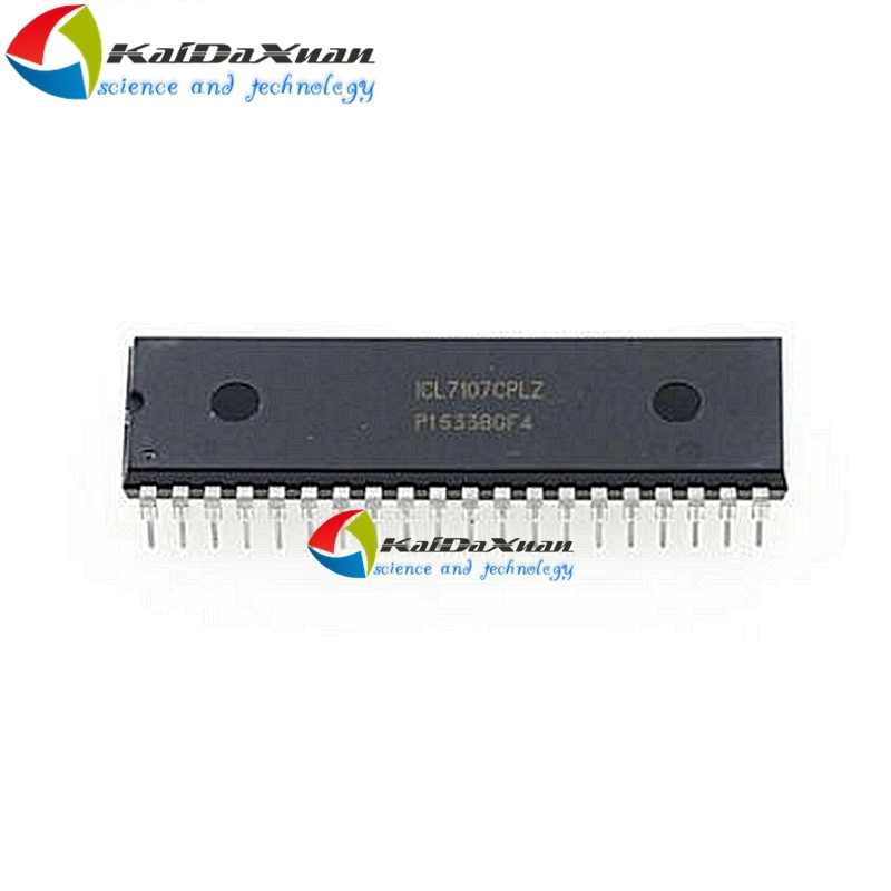 The CMOS DIP 40 is directly inserted into the ICL7107 3.5 AD converter ...