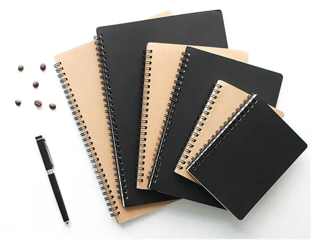 A6 Vintage Kraft Paper Notebook Blank Grid Notepad Diary Journal Traveler s Notebook Pockets a6-vintage-kraft-paper-notebook-blank-grid-notepad-diary-journal-traveler-s-notebook-pockets