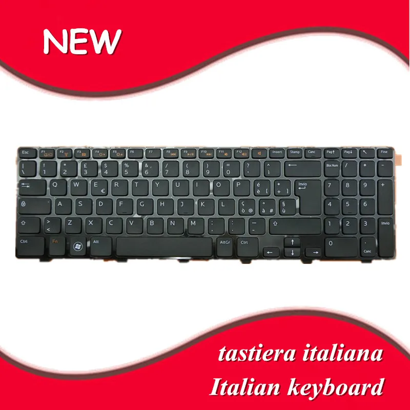 IT Italian keyboard For Dell Inspiron 15R N5110 M5110 N 5110 BLACK ...