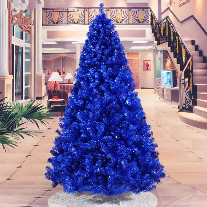 Home Décor Home & Living Blue Christmas Tree etna.com.pe