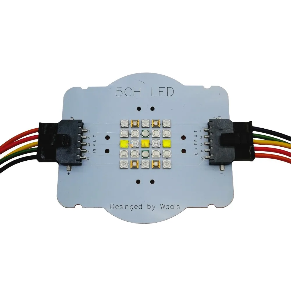 5 Channel 25leds Customize Cree Xpe2 Xp-e Xte Semileds Uv 425nm Mix ...