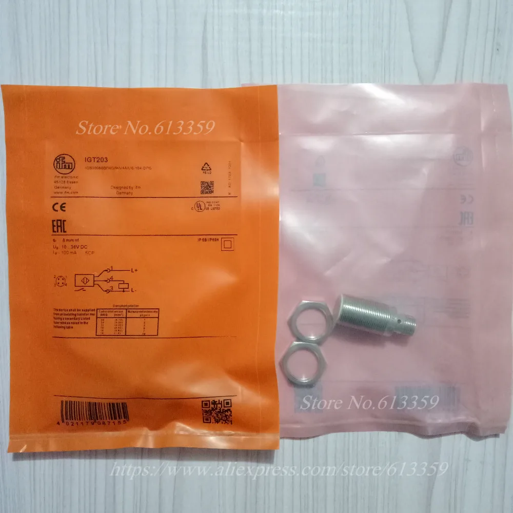 IGT200 IGT201 IGT203 IGT204 IGT219 IGT220 IGT211 IFM Proximity Switch ...