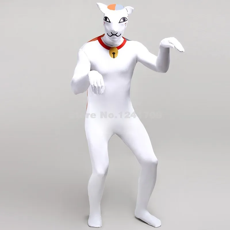 Free Shipping White Goat Cosplay Costume Unitard Lycra Spandex Full ...