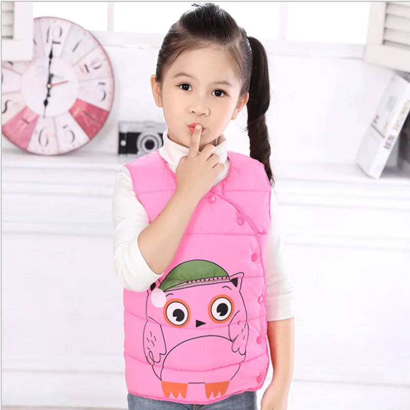 Children's Vest Girls Winter Spring Warm Vests Sweet Waistcoat for Boys ...