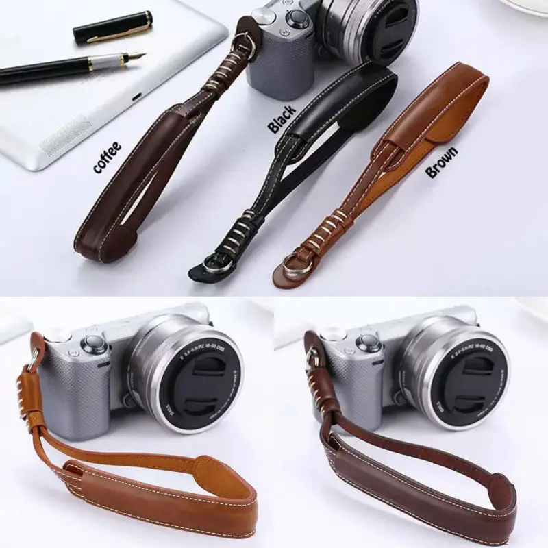 PU Leather Strap Camera Wrist Hand Strap Grip For Finepix Fuji Fujifilm ...