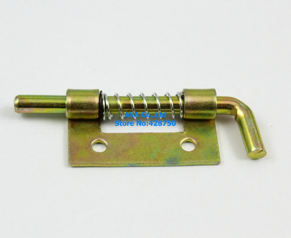 20 Pieces 5.4cm Fixed Type Metal Lock Spring Loaded Barrel Bolt Latch ...