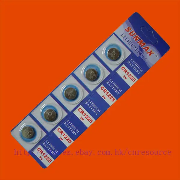 5PCS SUNMAX CR1225 BR1225 LM1225 1225 BATTERY|br1225 battery|cr1225 ...