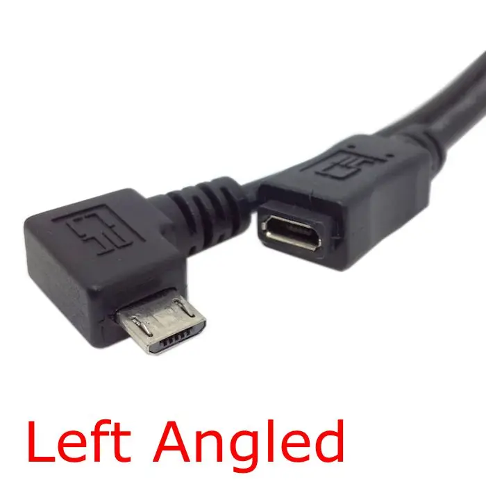 Left-Right-90-Degree-Angled-Micro-USB-2-0-Male-to-Female-Extension ...