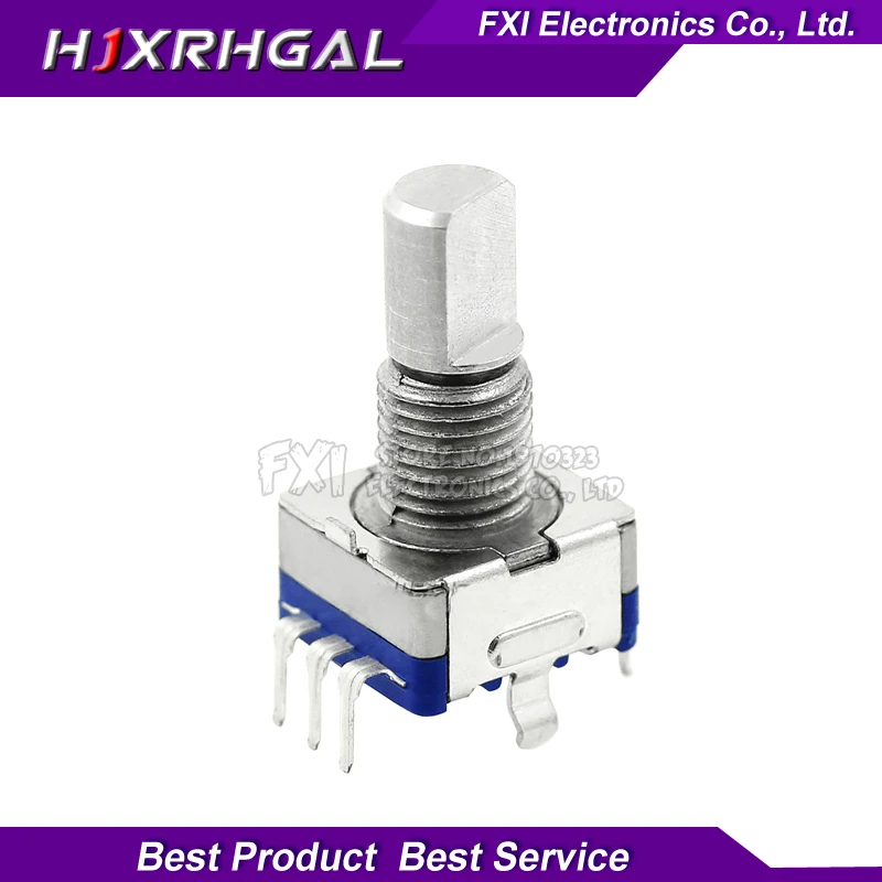 5PCS Half axis rotary encoder, handle length 15mm code switch/ EC11 ...