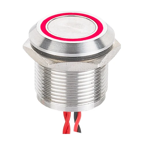 19mm touch sensor piezo button switch with ring illumination|switch ...