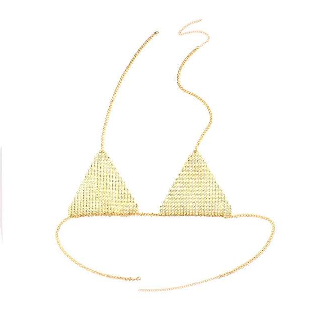 FREE SHIPPING Sequin Diamond Bra JKP1274