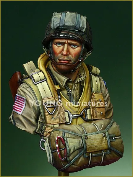 Models WW2 1/10 US Airborne Division 101 Paratrooper Historical Figure ...