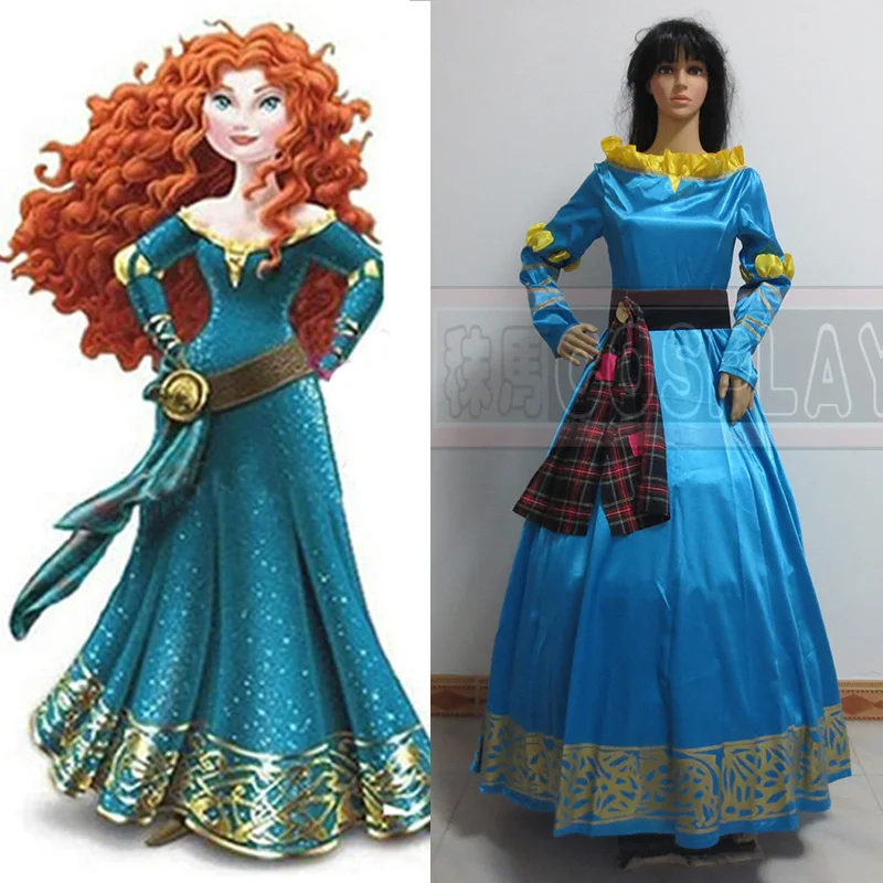 Popular Brave Merida Costume-Buy Cheap Brave Merida Costume lots from ...