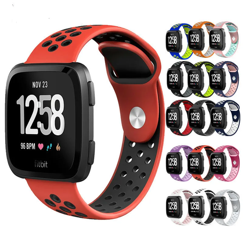 High Quality Rubber Sport Watch Band Strap Suit For Fitbit Versa Smart ...