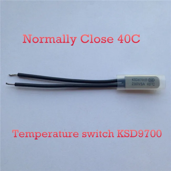 40C KSD9700 Normally Close Thermostat, Temperature Switch, NC 40 ...