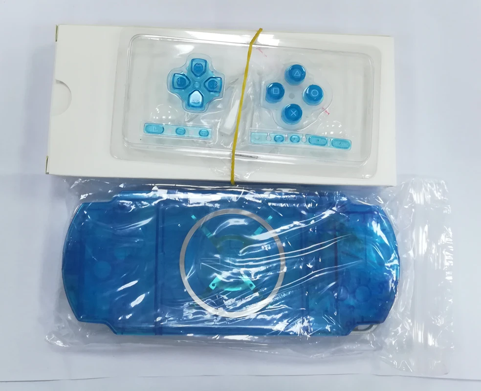 Clear Blue Housing Case for PSP3000 PSP 3000 3006 Old Version Game ...