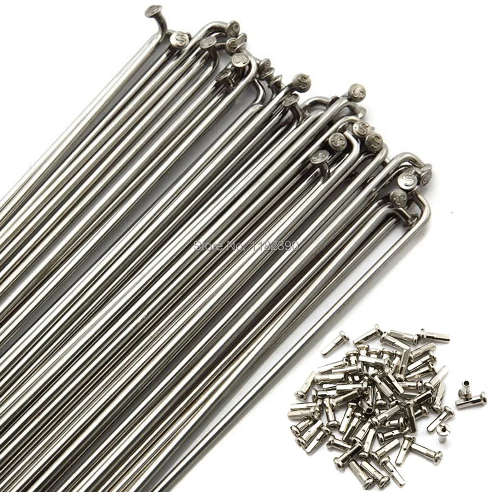 Rayons de vélo de route en acier inoxydable, 14G/14K, longueur de 253 à ...