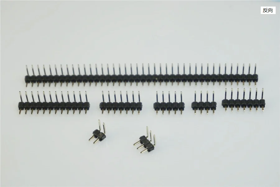 200pcs 0.079" 2.0mm Single Row PCB Male Header 2 Pin 3 4 5 6 7 8 9 10 ...