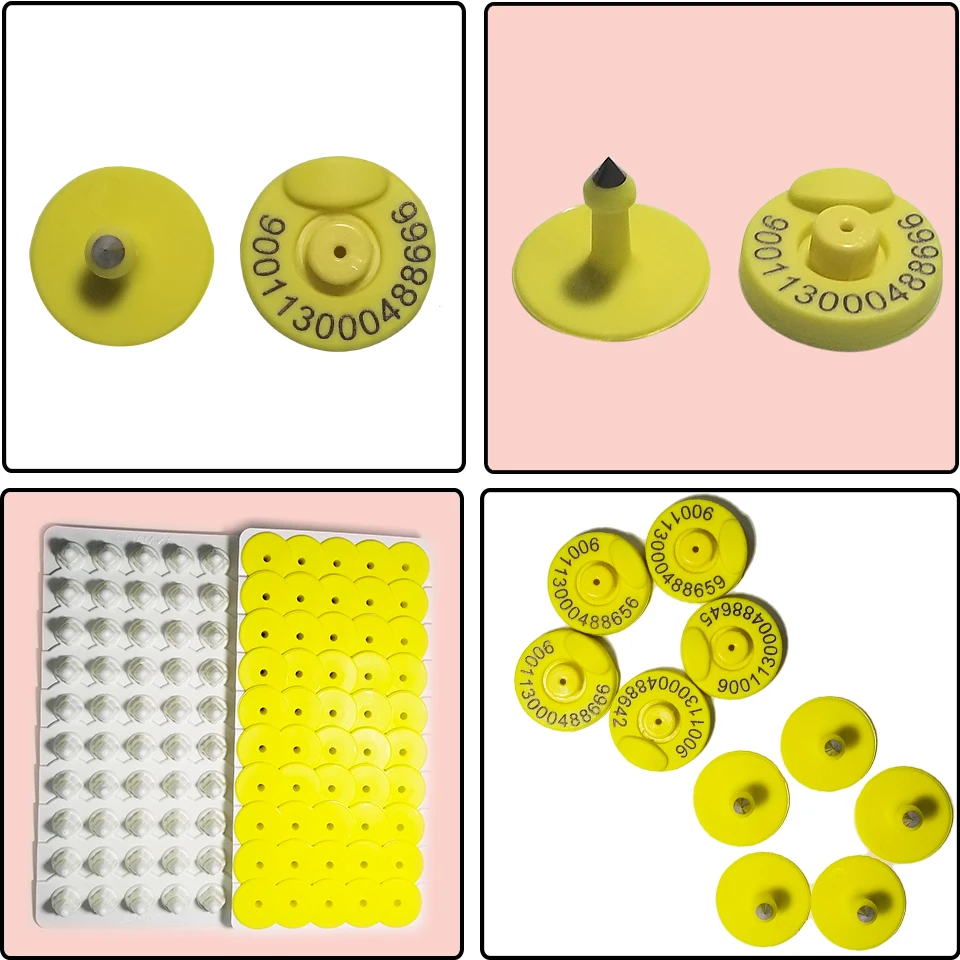 Durable Passive Tpu 134.2khz Fdx-b Rfid Eid Ear Tag For Swine Pigs Goat ...