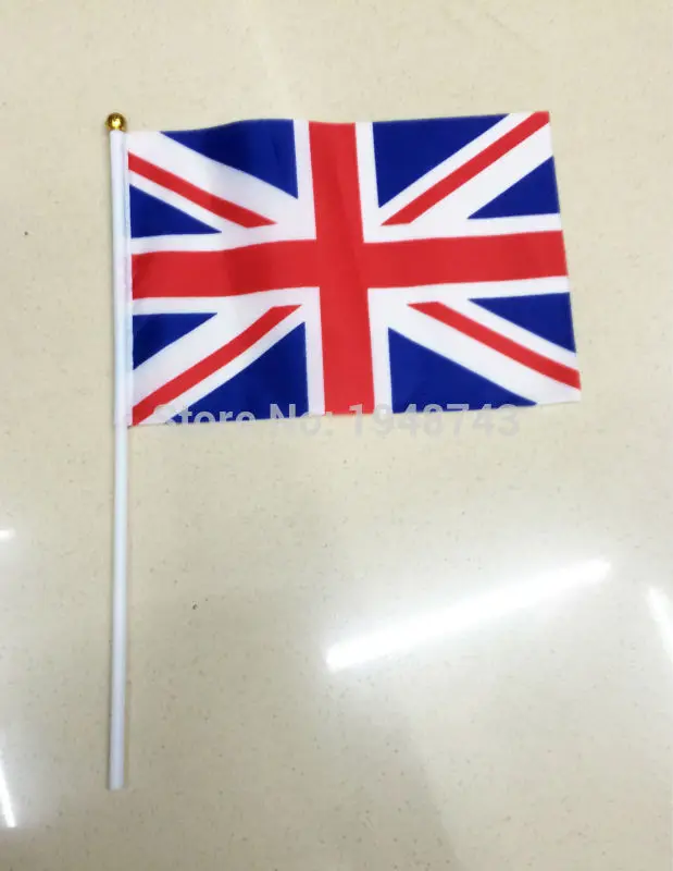 10pcs The Small England Britain Flag 14*21cm Uk Flag The Hand National ...