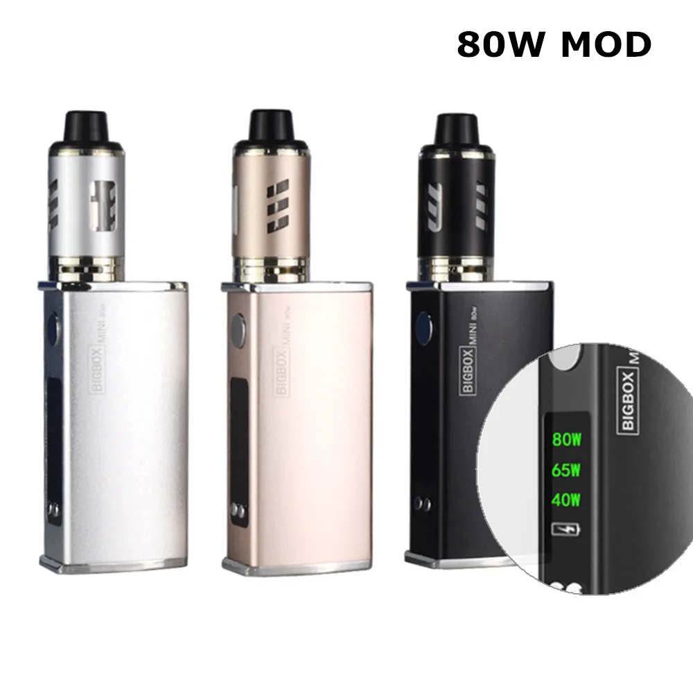 Electronic Cigarette mini 80W 2600mah Vape Box Mod vape Pen Smoke LED ...