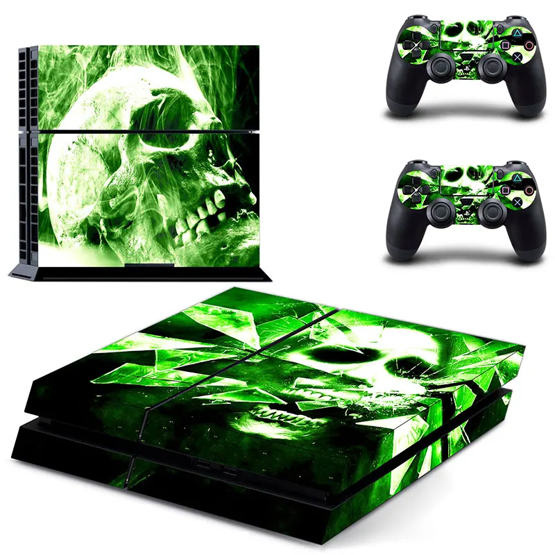 Horrible Skull Skin Sticker for PS4 PlayStation 4 Console and ...