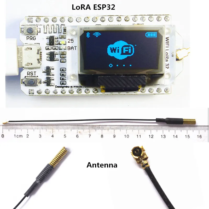 Lora Esp32 0 96 Inch Blue Oled Display Sx1278 Bluetooth Wifi Lora Kit