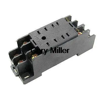 AC250V Screw Terminal Flat 8 Pin Socket for Power Relay|8 pin relay ...